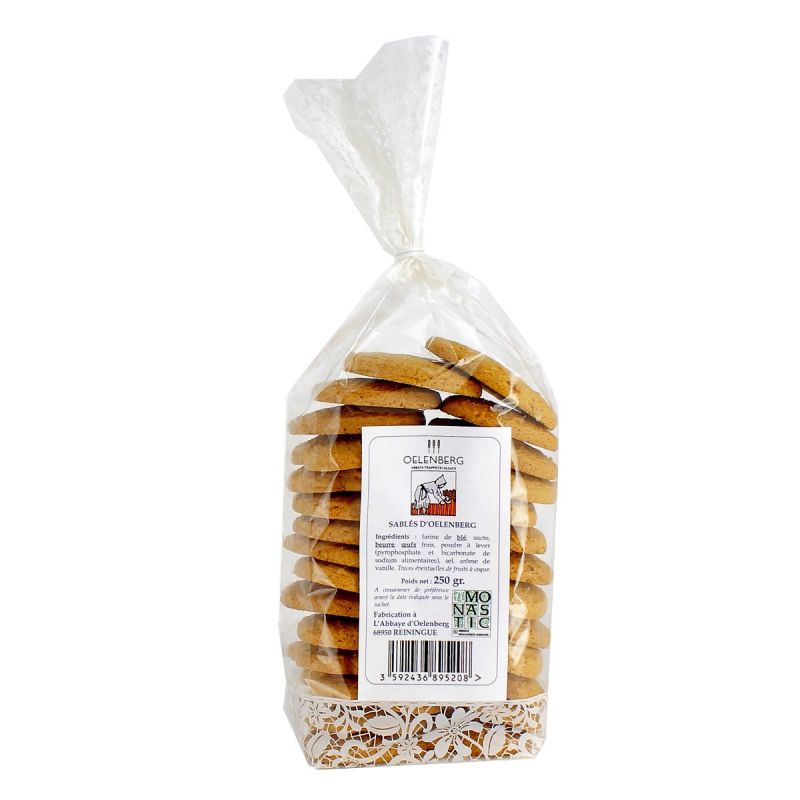 Biscuits sablés de l'abbaye produits par l'Abbaye d'Oelenberg