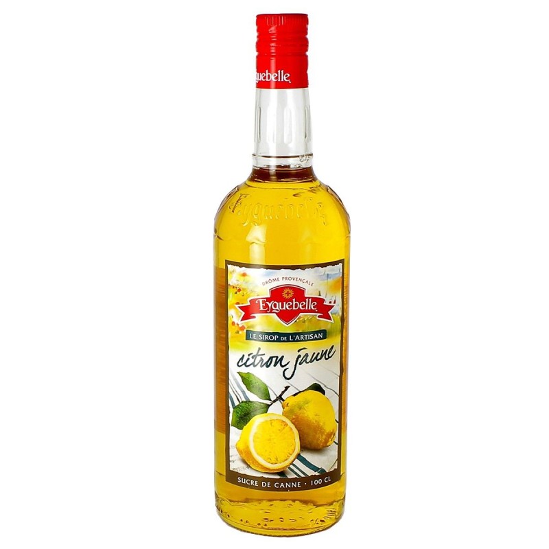 Sirop de Citron jaune - 1 L | EYGUEBELLE (lié à l'Abbaye d'Aiguebelle)